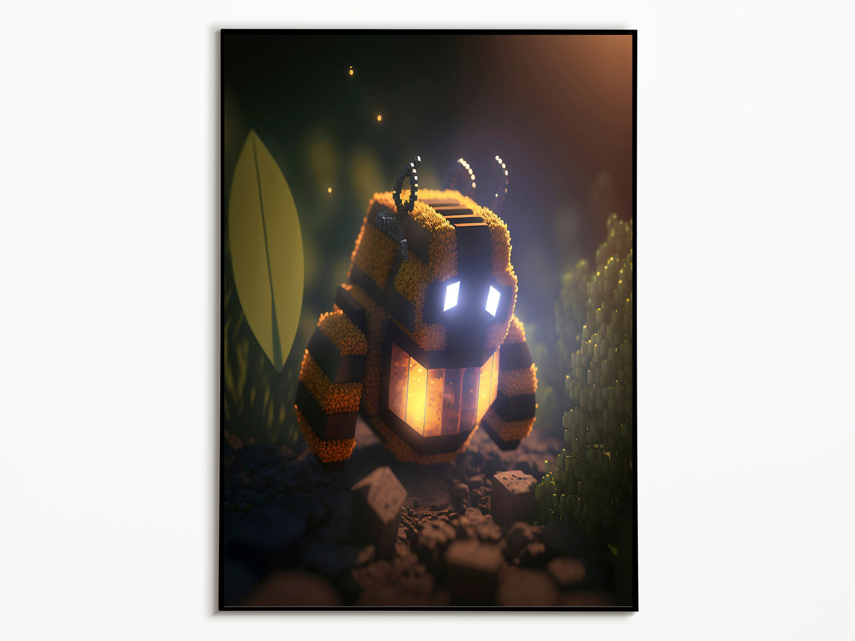 Minecraft Poster Collection, Pixel Game Poster, Game Art, Kids Room ...