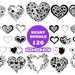 Heart Svg Bundle, Love Svg, Valentine Days Svg, Cute Heart Cut Files ...