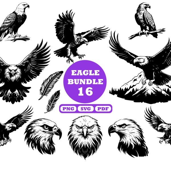 Eagle Svg - Etsy