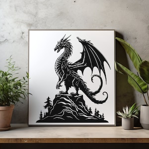 Dragon SVG Bundle, Dragon Head Bundle, Dragon Clipart, Dragon Vector ...