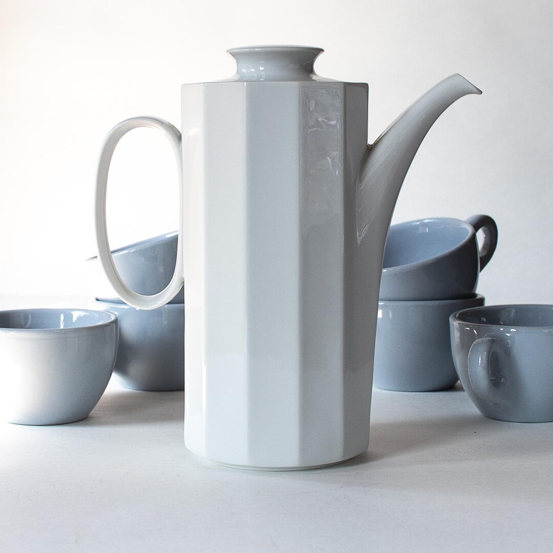 White Porcelain Coffee Carafe, 1970s Rosenthal Studio Line Germany ...
