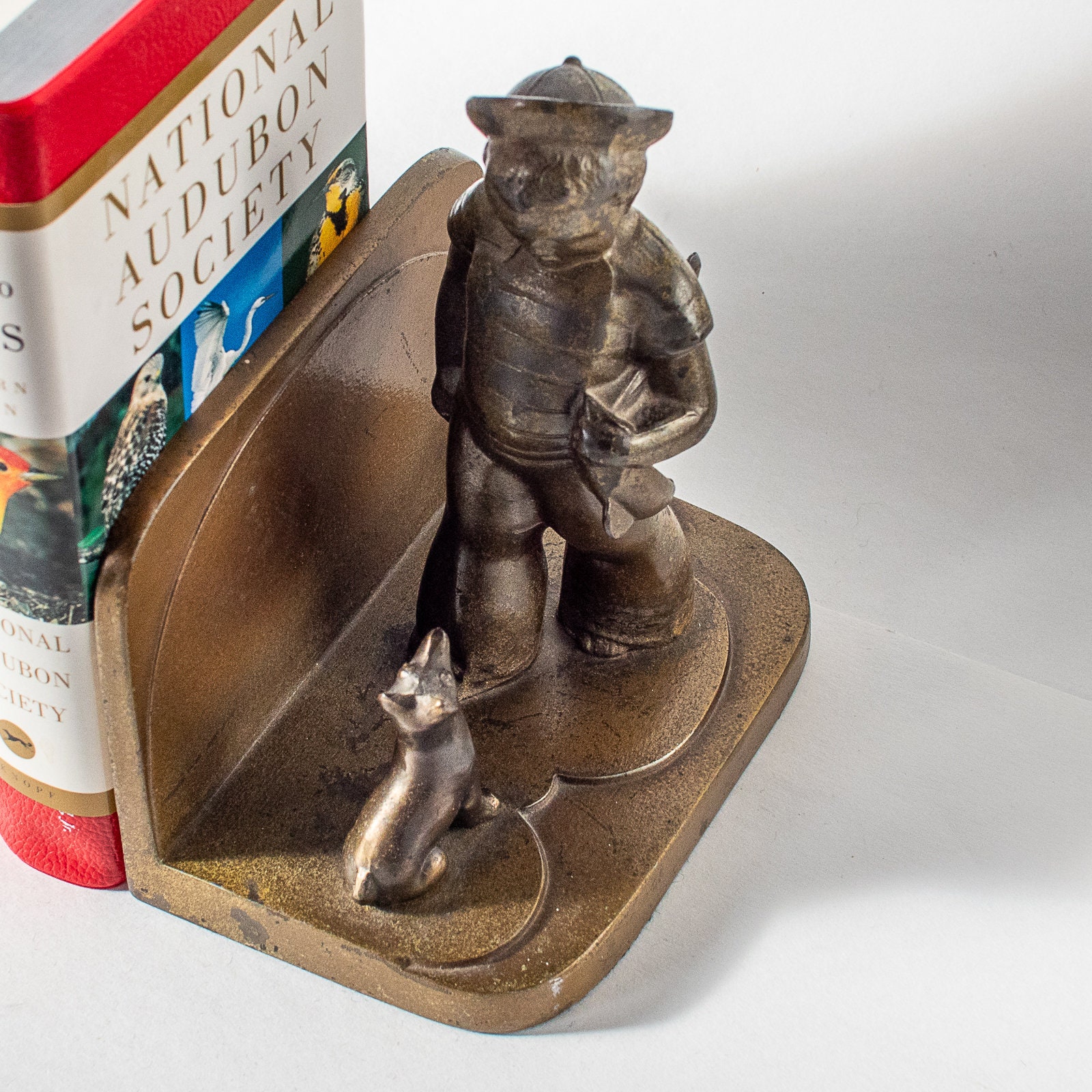Art Deco Sailor Boy and Dog Bookends, Cast Metal Sculpture Bookends ...
