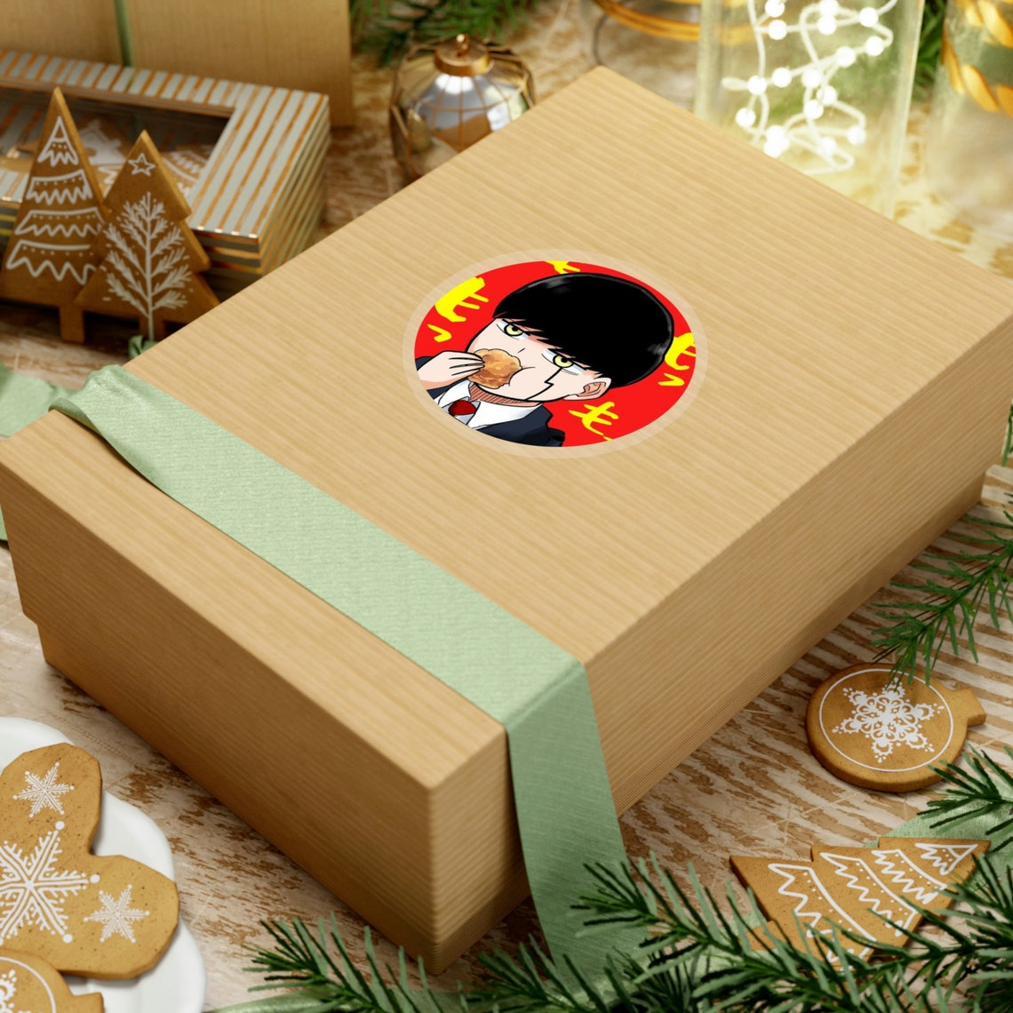 Mashle Stickers Mashle Eating Cream Puff Kiss-cut Stickers Mashle Anime ...