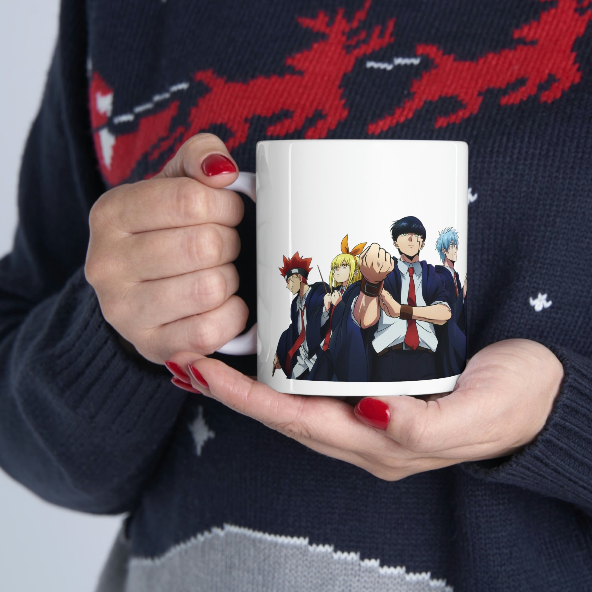 Mashle Mug (japanese Logo) - Mashle Magic and Muscles Anime Ceramic Mug ...