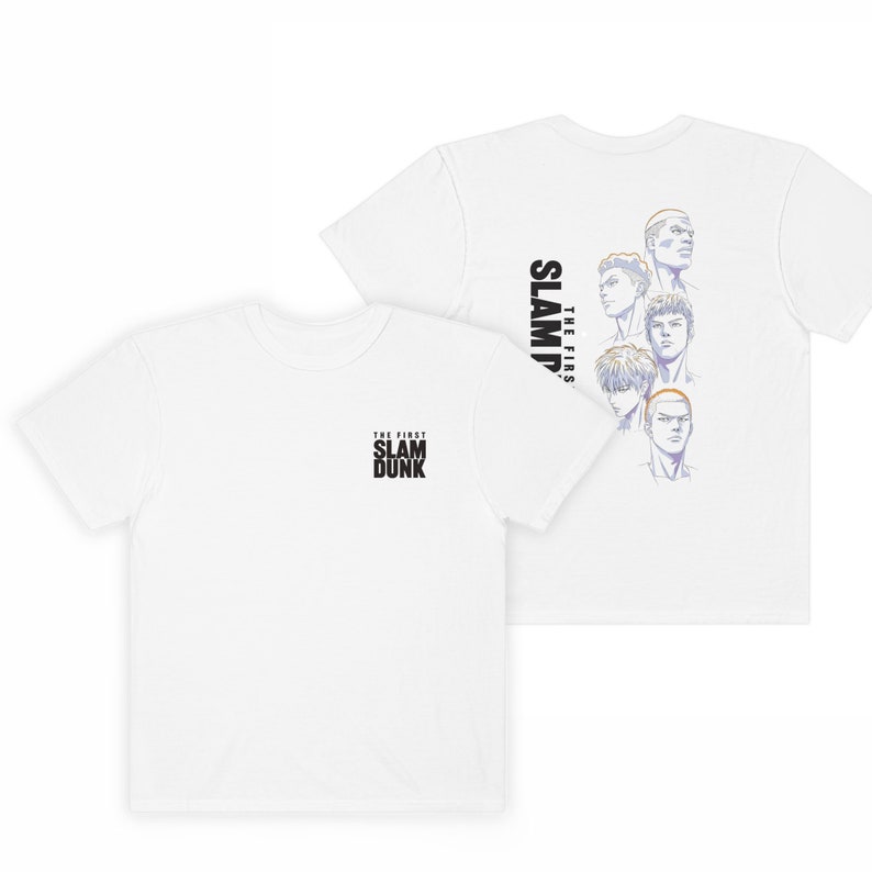 The First Slam Dunk Shirt (front and Back Print) - Team Shohoku ...