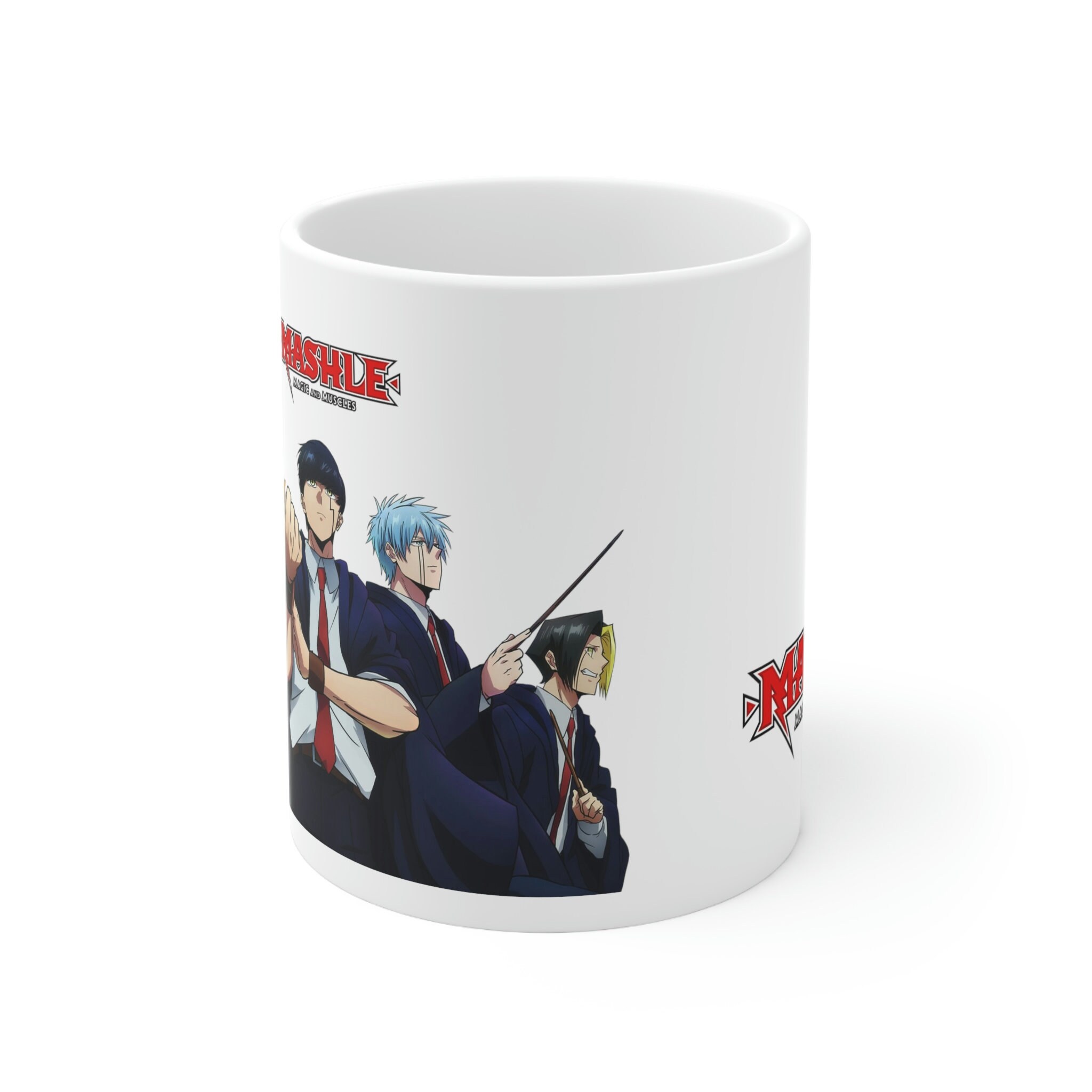 Mashle Anime Ceramic Mug - Magic and Muscles Design - Etsy