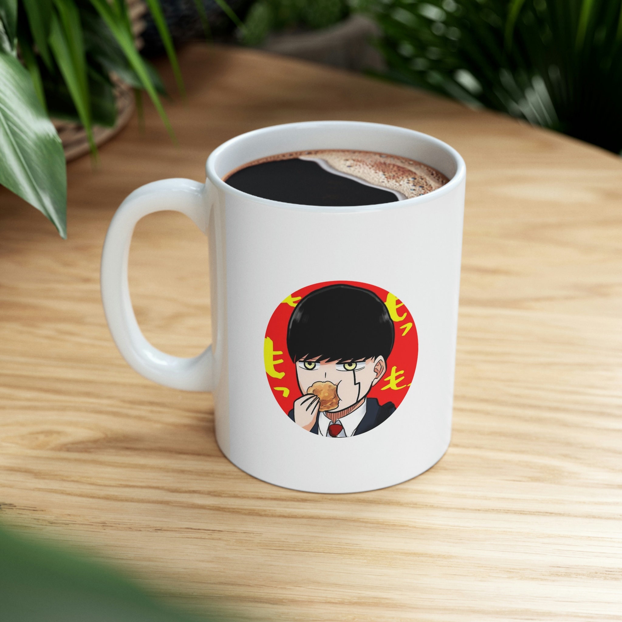 Mashle Eating Cream Puff - Mashle Mug - Mashle Magic and Muscles Anime ...