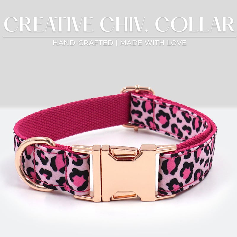 Leopard Dog Collar - Etsy