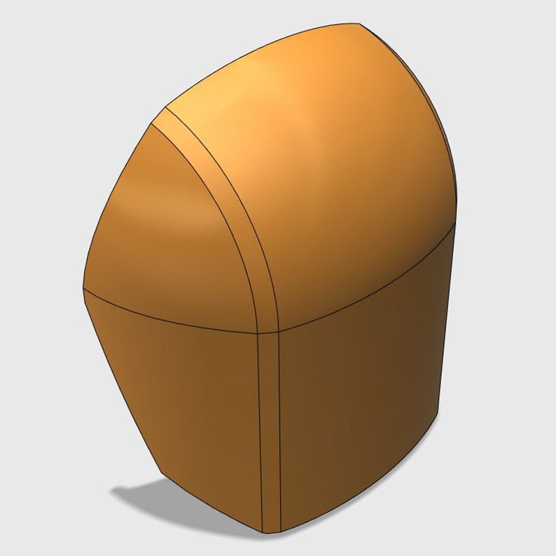 Simple Sci-fi Pauldron 3D Printing Files - Etsy