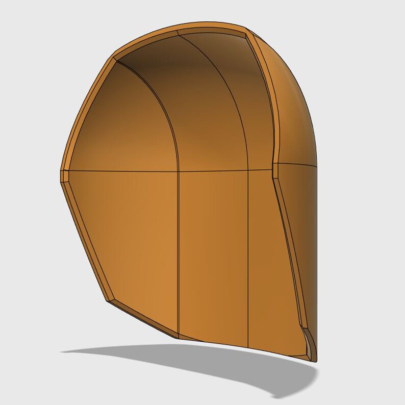 Simple Sci-fi Pauldron 3D Printing Files - Etsy