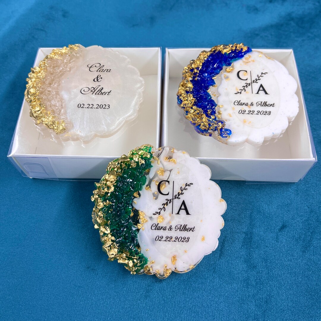 Embossed Wedding Magnet Favors, Bulk Boxed Resin Favor, Wedding Favor ...