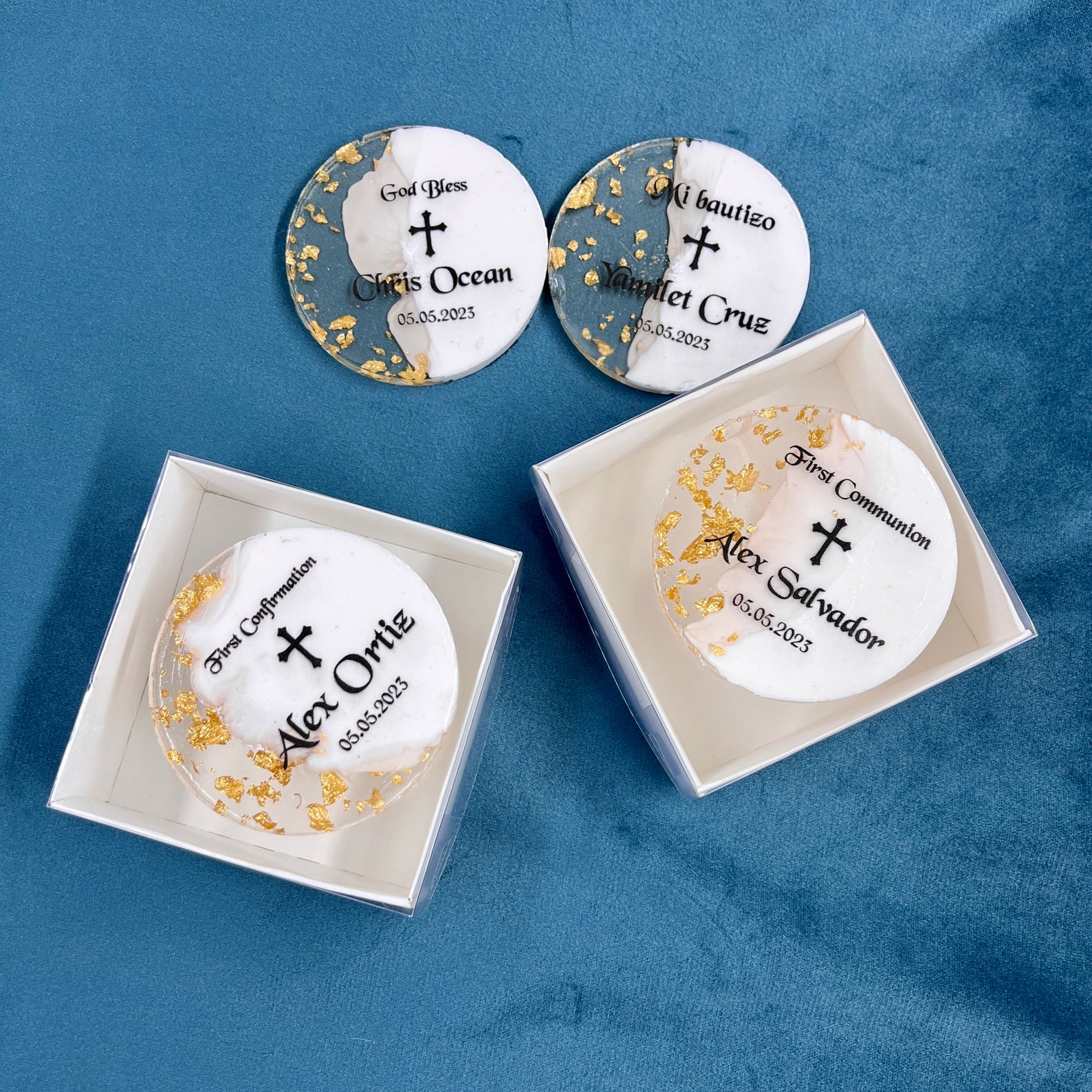 Gold Cross Resin Baptism Favor Bulk Baptism Gifts for Guests - Etsy