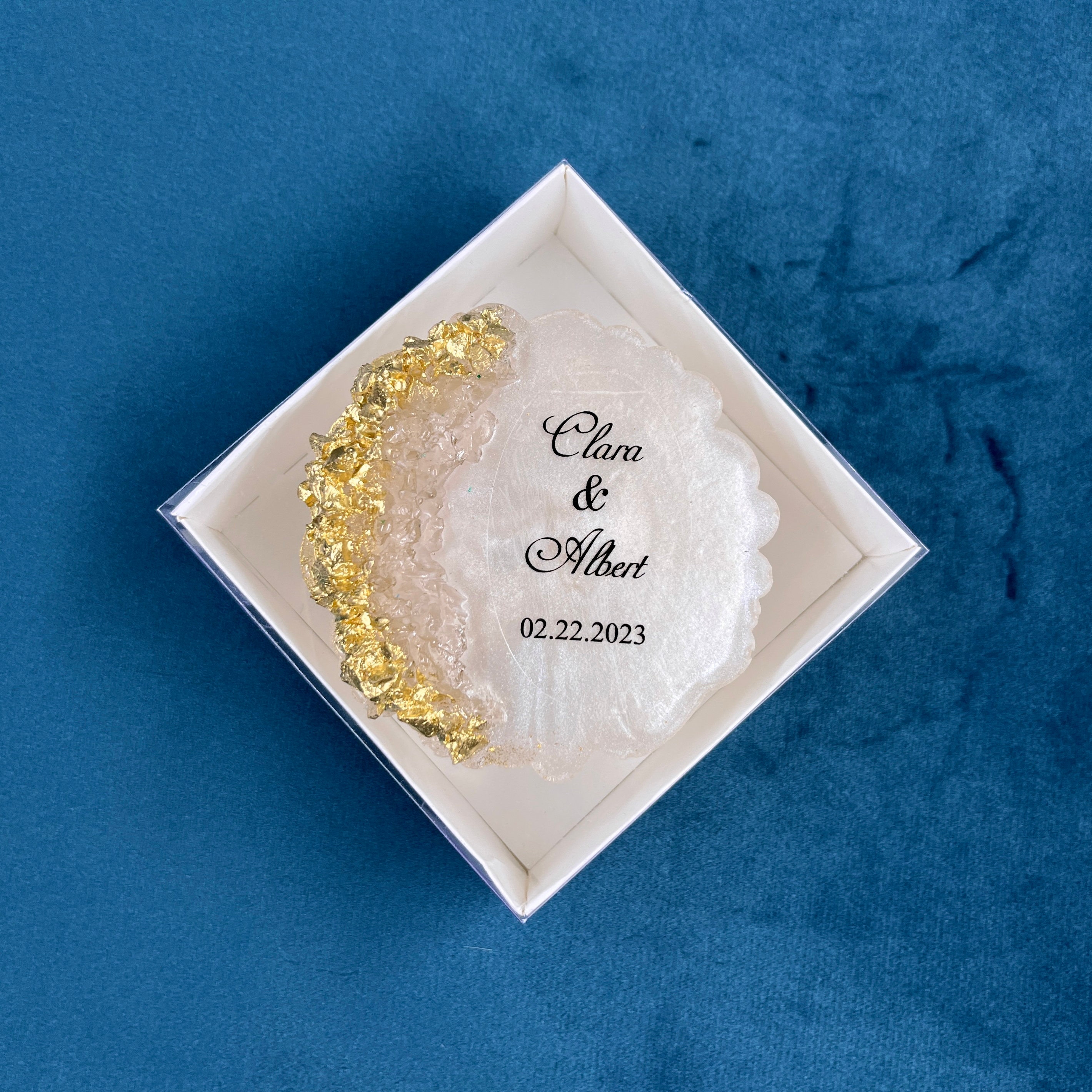 Embossed Wedding Magnet Favors, Bulk Boxed Resin Favor, Wedding Favor ...