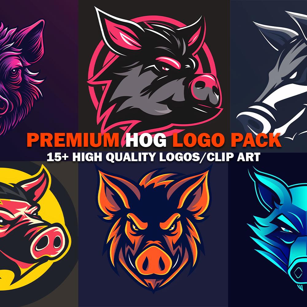 17 SVG Hog Logos, Hog Clipart, Hog Designs, Hog Mascot, Hog Sticker ...