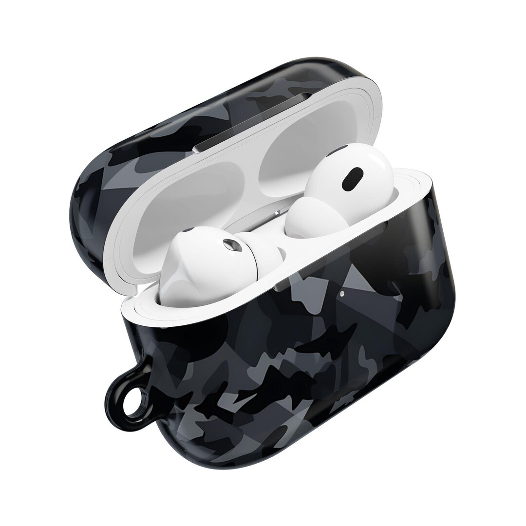 Black Camouflage Air Pod Cases - Etsy