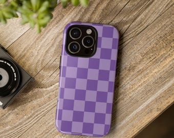 Red Shimmer Checkered Cell Phone Case by Shield Shack Designs - Etsy