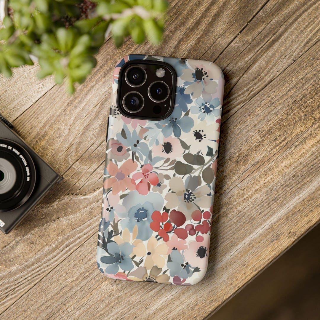 Pastel Floral Hues Cell Phone Case by Shield Shack Designs - Etsy