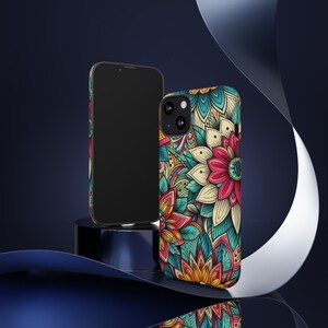 Turquoise Daisy's Cell Phone Case by Shield Shack Designs - Etsy
