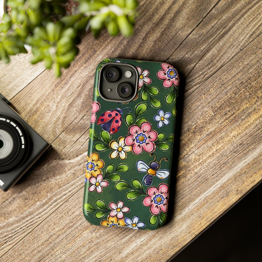 Lady Bugs and Bee's Phone Case by Shield Shack Designs - Etsy