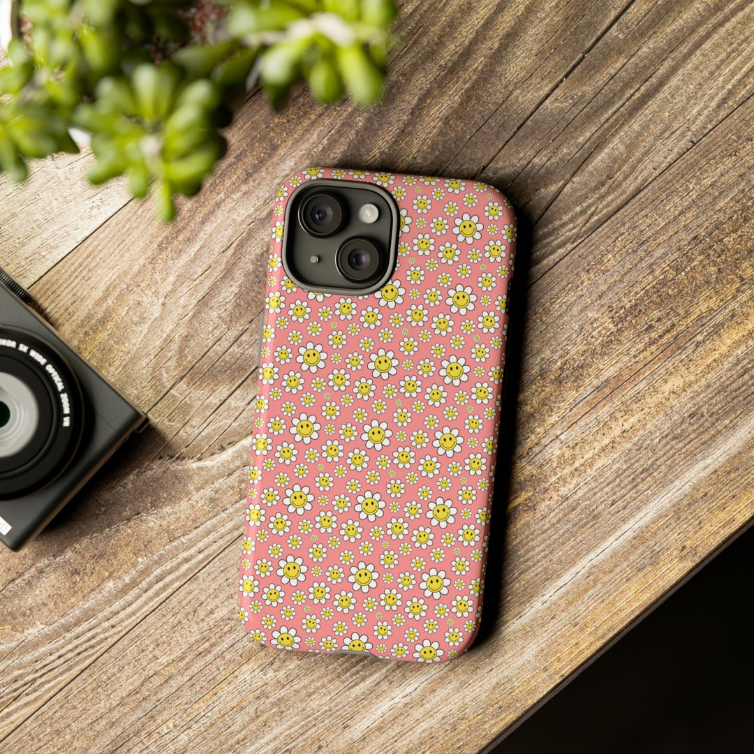Pink'd Out Mini Flower Power Cell Phone Case by Shield Shack Designs - Etsy