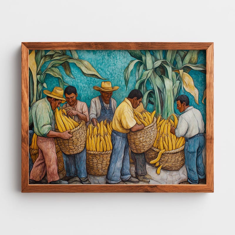 Mural Agricultural - Etsy