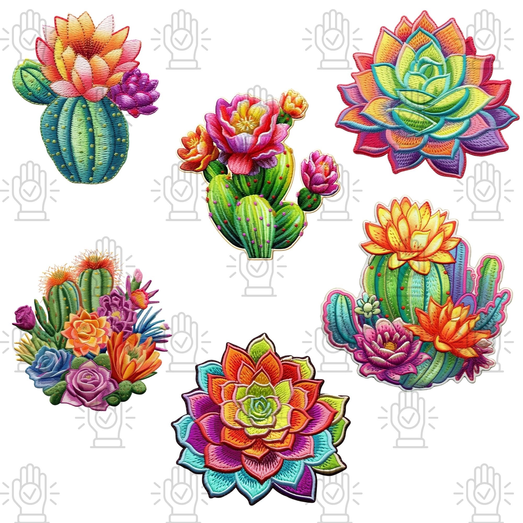 Cactus Clipart - Succulent Digital Image, Southwest Clip Art ...