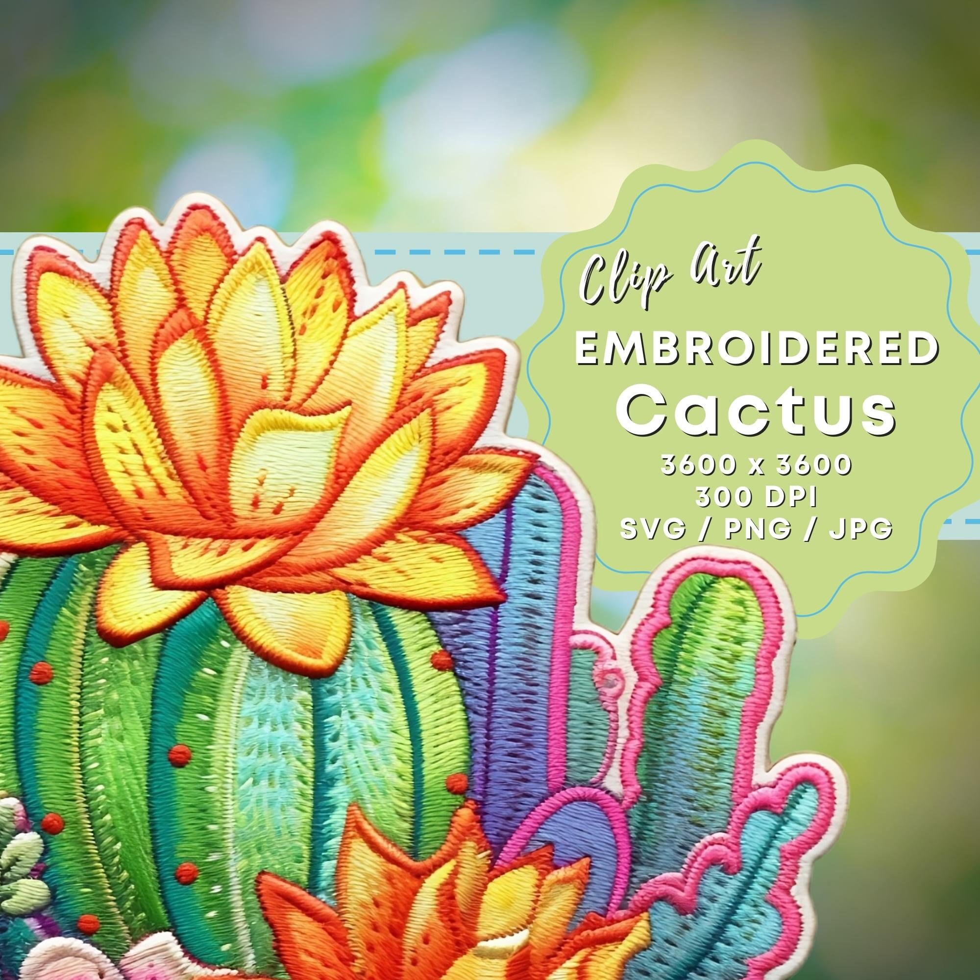 Cactus Clipart - Succulent Digital Image, Southwest Clip Art ...