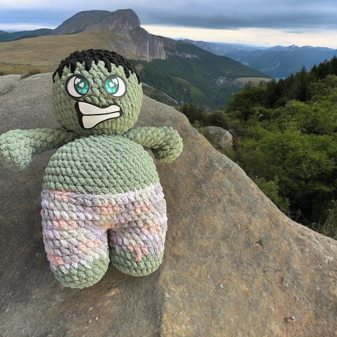 Smashy Green Dude Crochet Pattern - Etsy