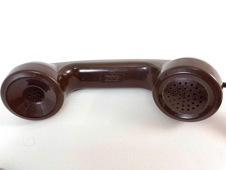 Refurbished and Modernised Brown Rotary Wall Phone - Etsy