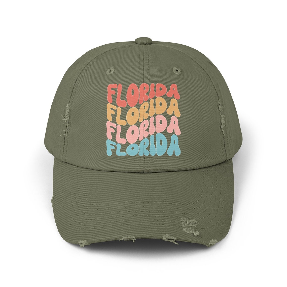 Distressed Hat Beach Girl Trendy Wedding Unisex Distressed Cap Trucker ...