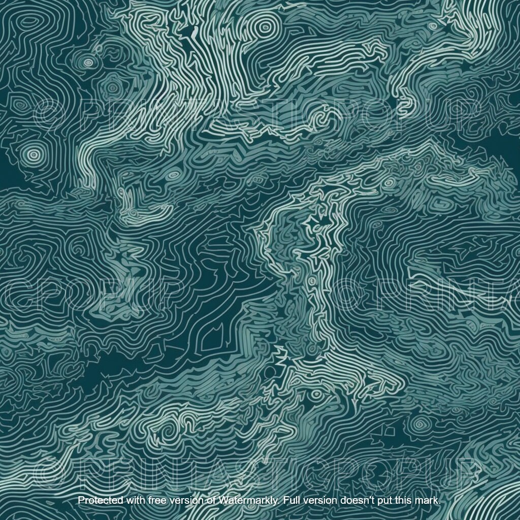 Seamless Topographic Patterns Unique Repeating and Aesthetic - Etsy