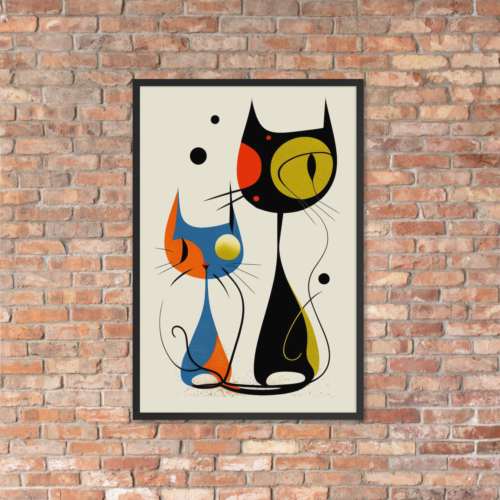 Whimsical Cats Digital Download, Printable Wall Art, Ready to Print ...