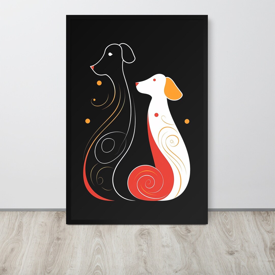 Whimsical Dogs Digital Download, Ready to Print, Printable Wall Art ...