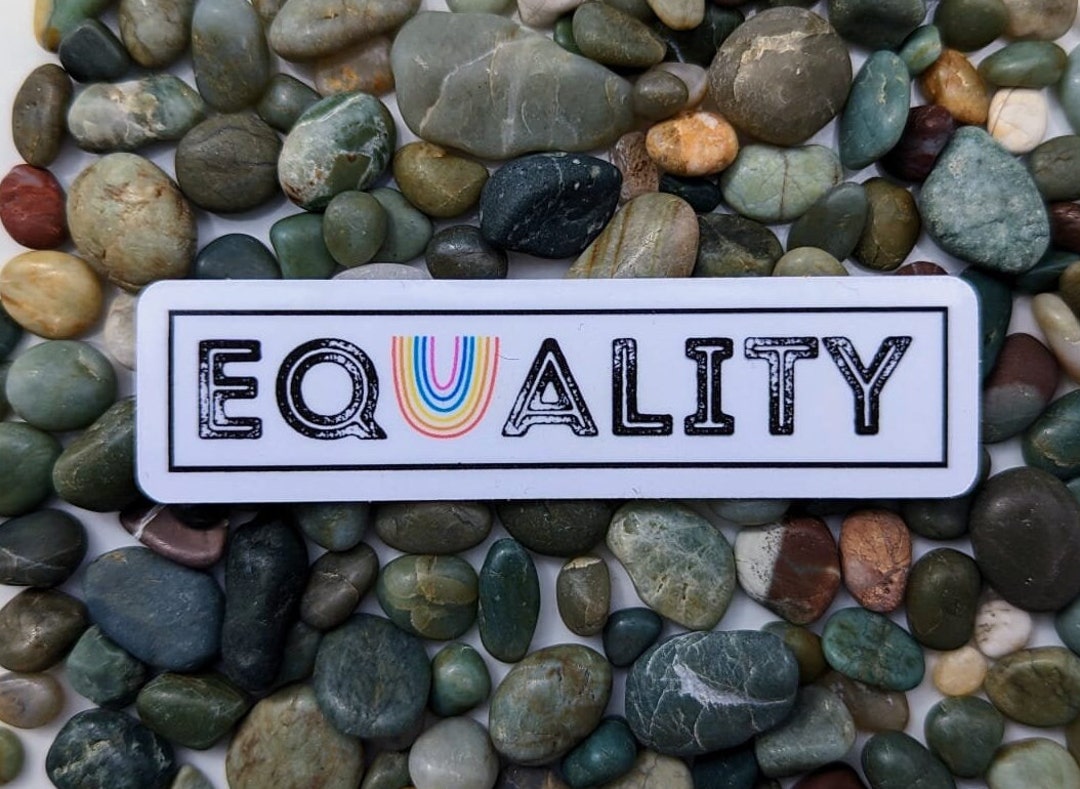 Equality Sticker | Pride Laptop Decal | Pride Water Bottle Sticker ...