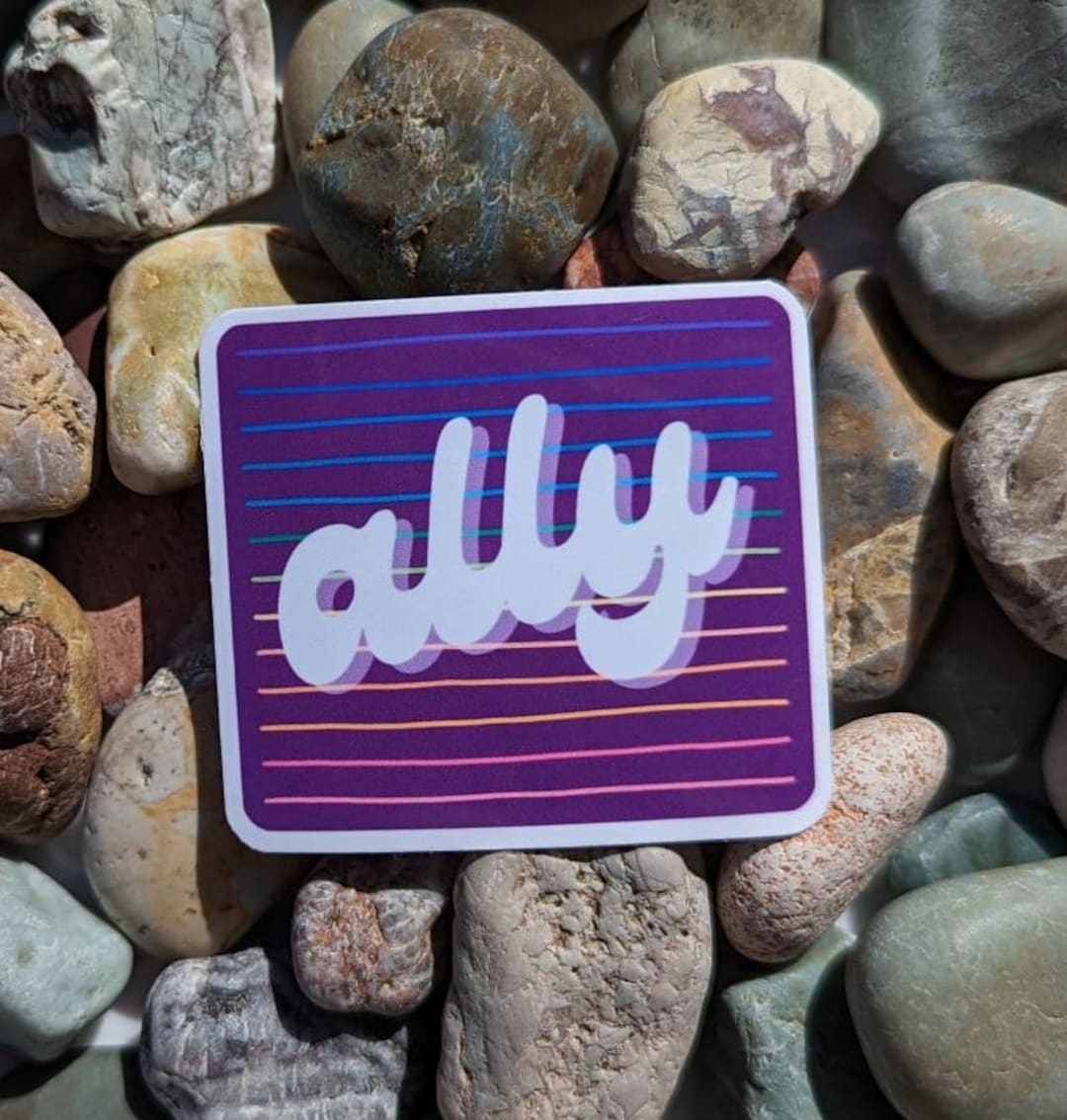 Ally Sticker Waterproof and Weatherproof Two Sizes Water - Etsy