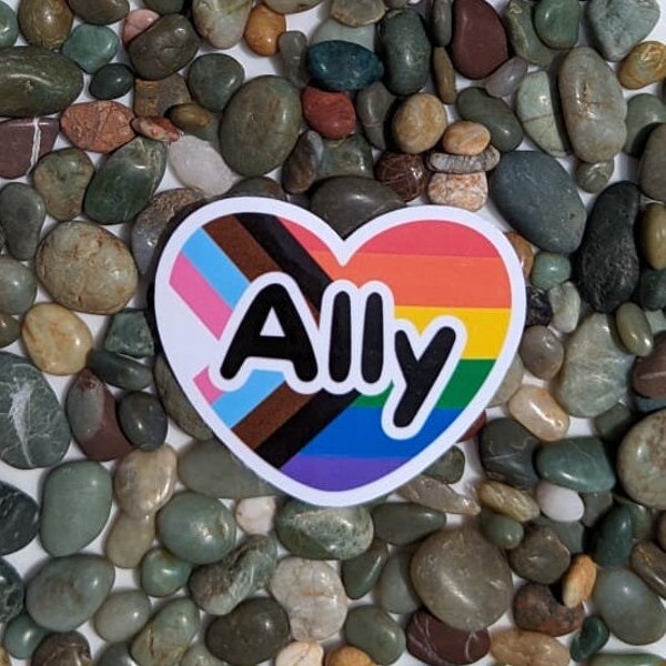 Lgbt Ally Flag Sticker - Etsy