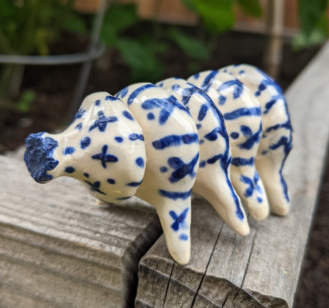 Patterned Tardigrade: Original Hand-built Ceramic Sculpture - Etsy