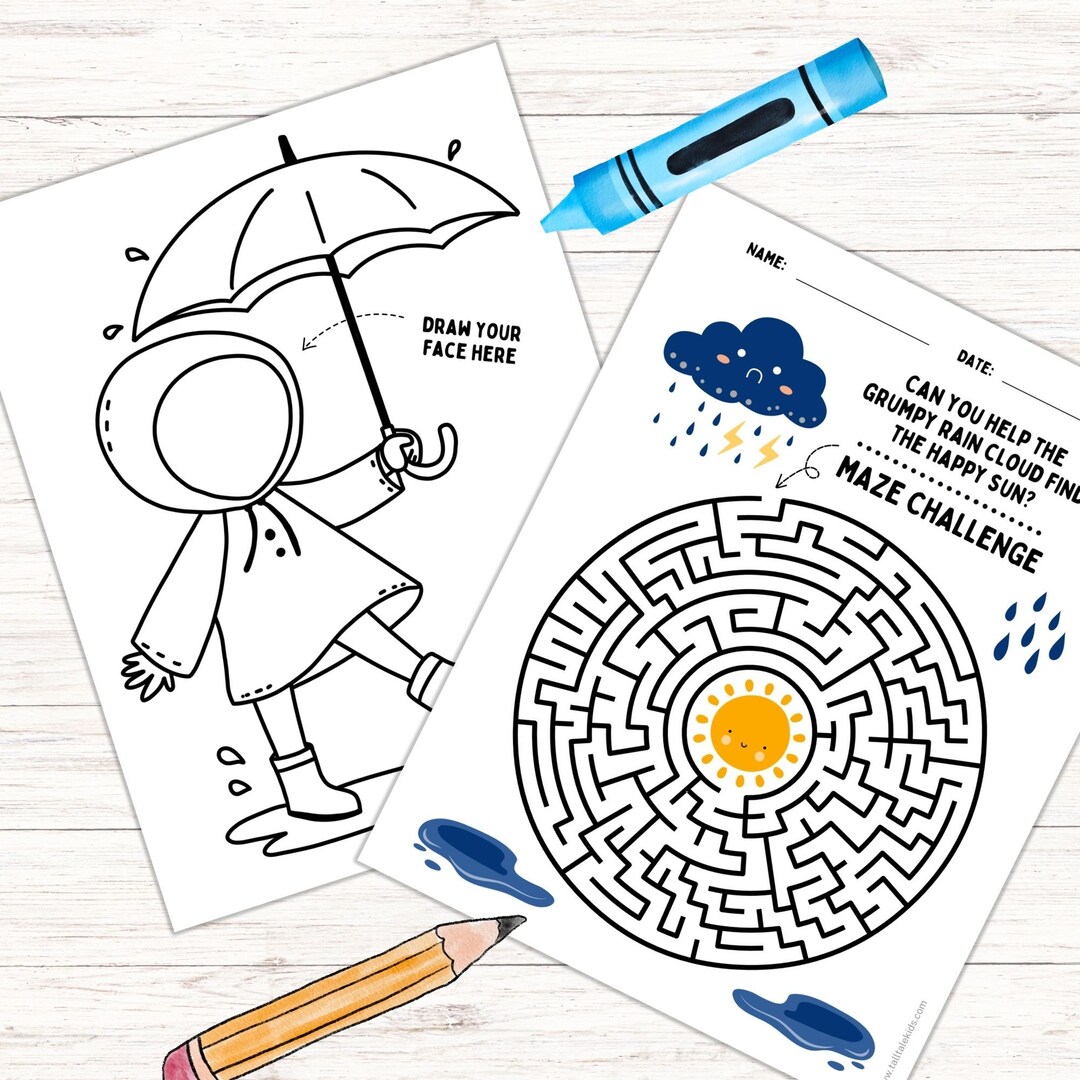 Printable Maze Challenge, Childrens Game, Digital Instant Download ...