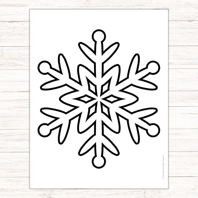 A Drawing of Face Snowflake - Etsy UK