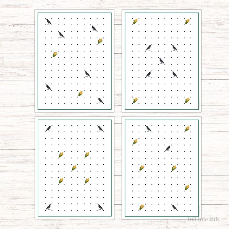 Crow Attack Corn Maze Puzzle Game, Printable Digital Download, Seasonal ...