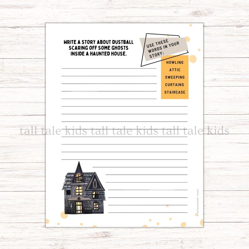 Monster Coloring Page Sheet, Writing Prompt, Creative Writing Tool ...