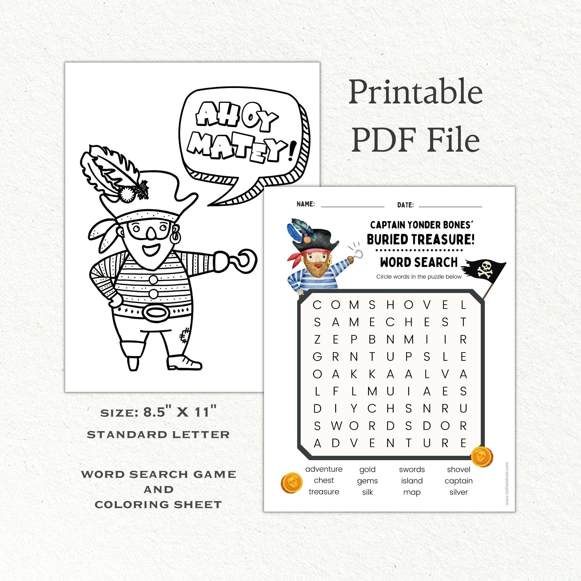 Printable Word Search Game, Digital Download, Classroom School ...