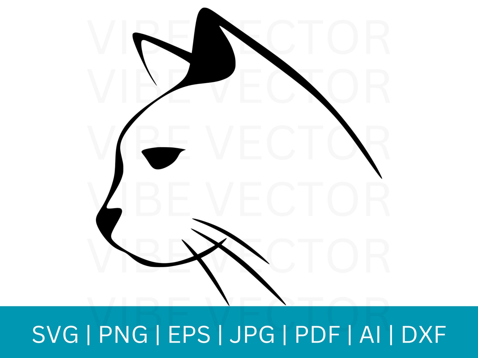 Printable Cat SVG File Cat SVG Cute Cat Svg Cat Face Svg Black Cat Svg ...
