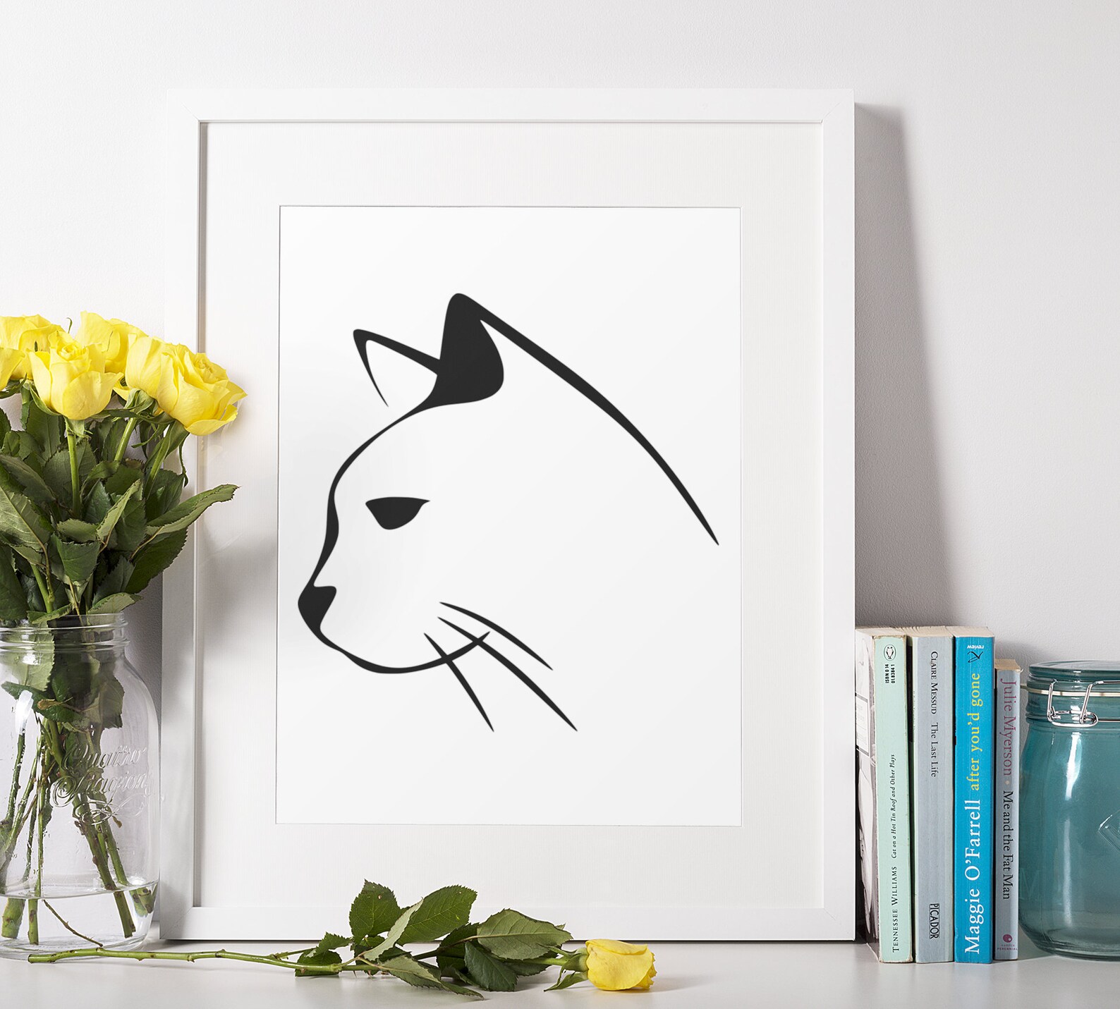 Printable Cat SVG File Cat SVG Cute Cat Svg Cat Face Svg Black Cat Svg ...