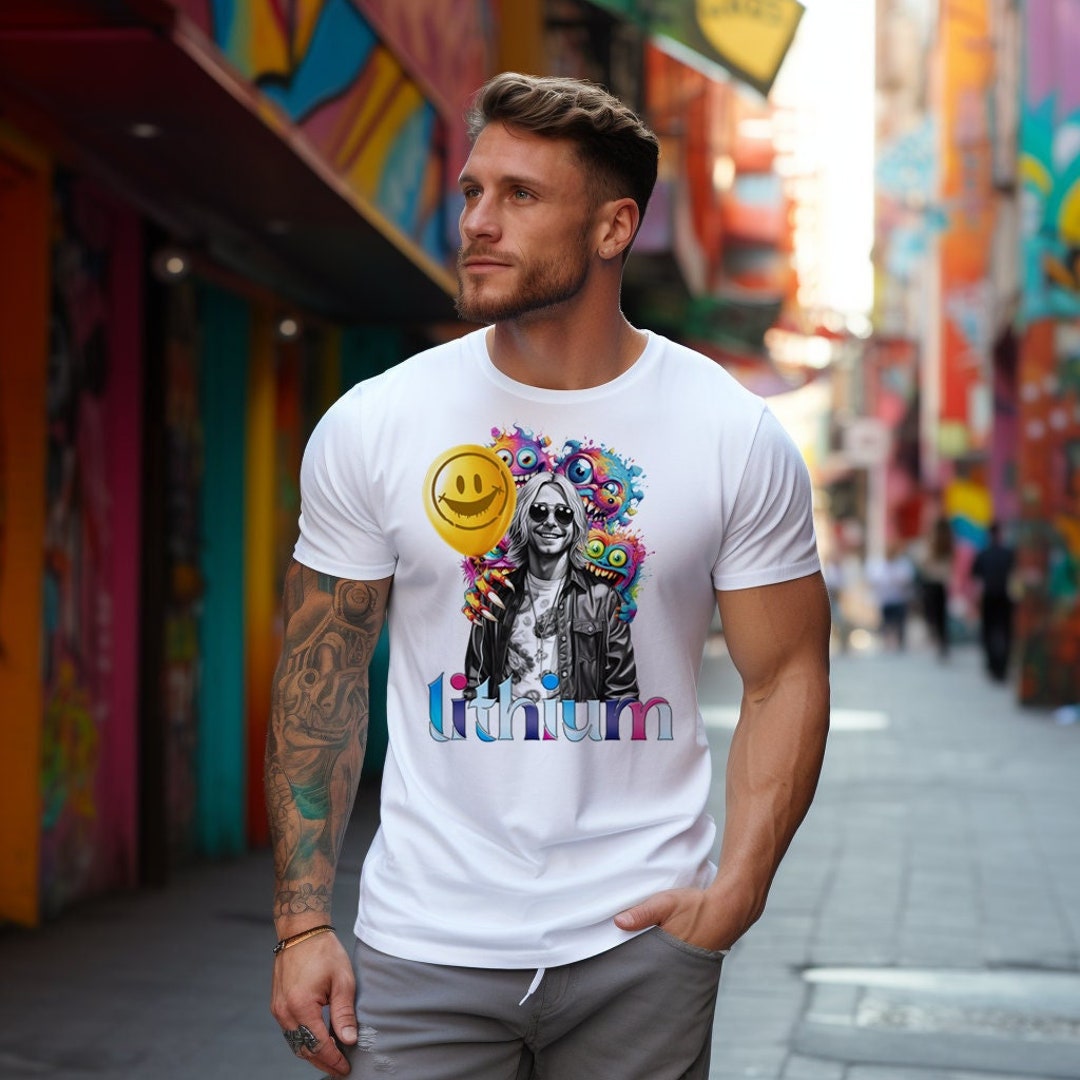 Nirvana Lithium T-shirt Kurt Cobain Shirt Lithium Nirvana - Etsy