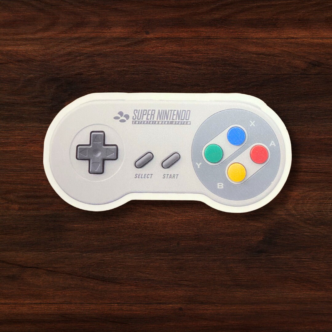 Retro Game Controller Sticker Video Game Decal Waterproof & Easy Peel ...