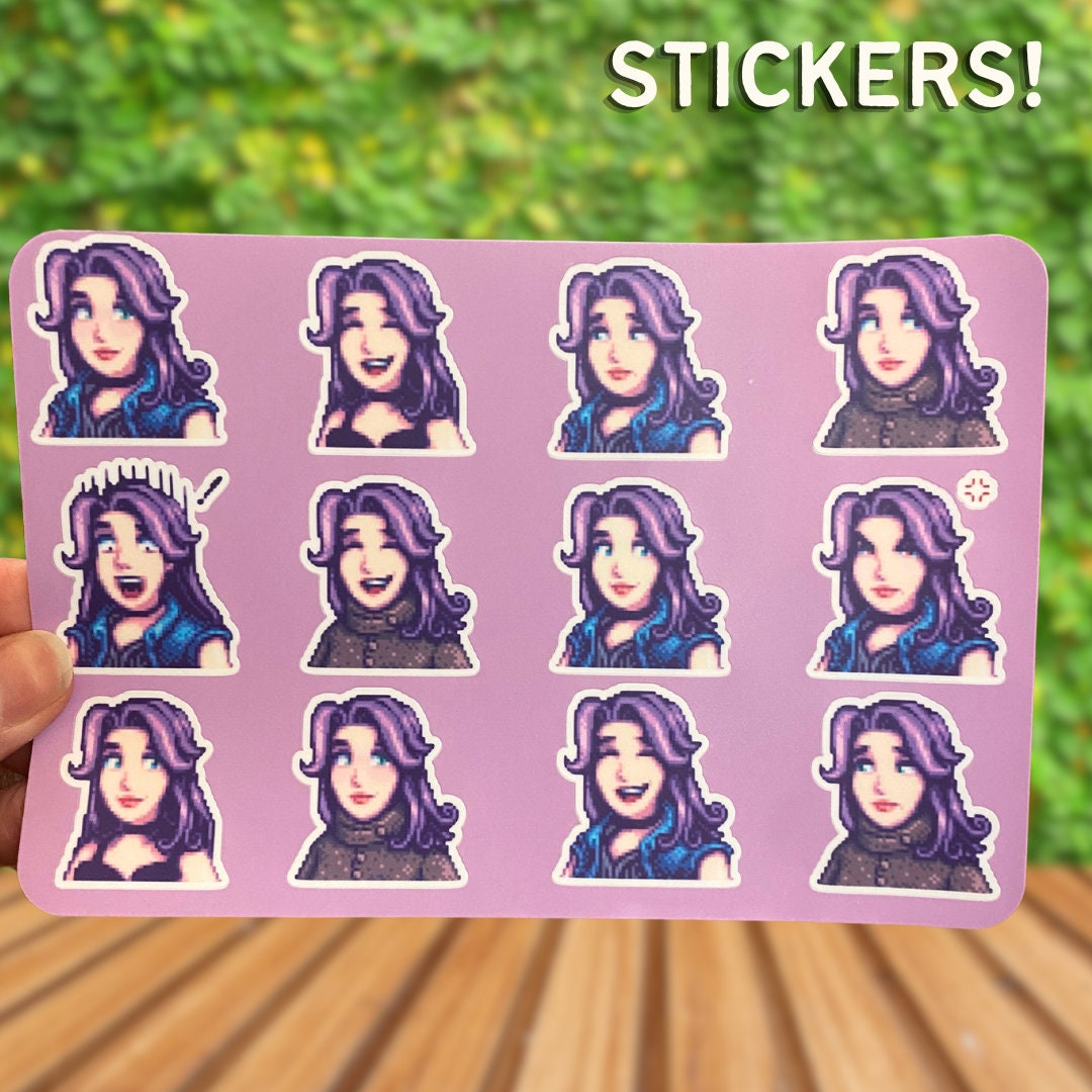 Stardew Villager Sticker Sheet Any Villager Stardew Decal Cozy Gamer ...