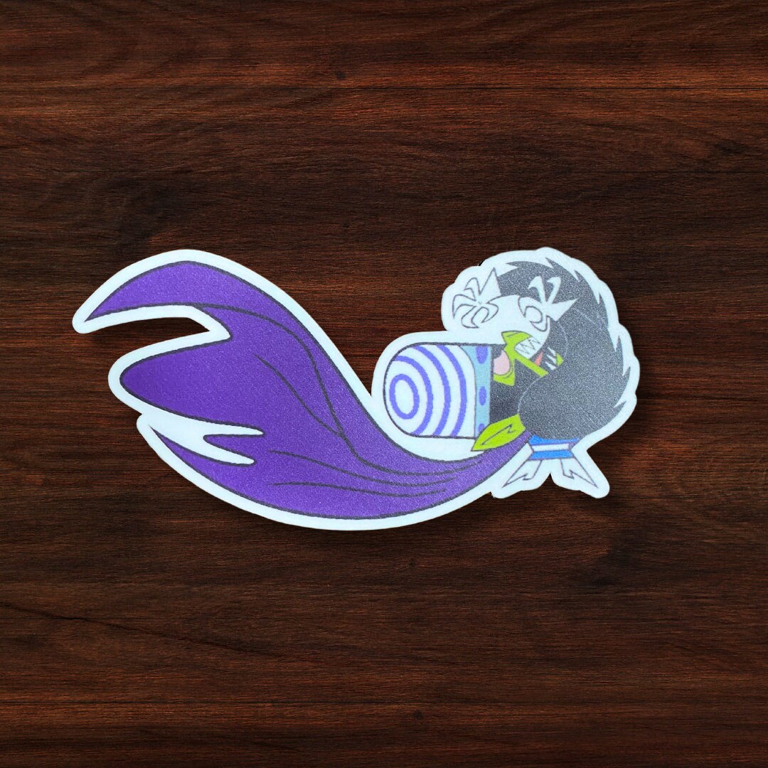 Mojo Jojo Sticker Powerpuff Girls Stickers Vinyl Easy Peel Waterproof ...