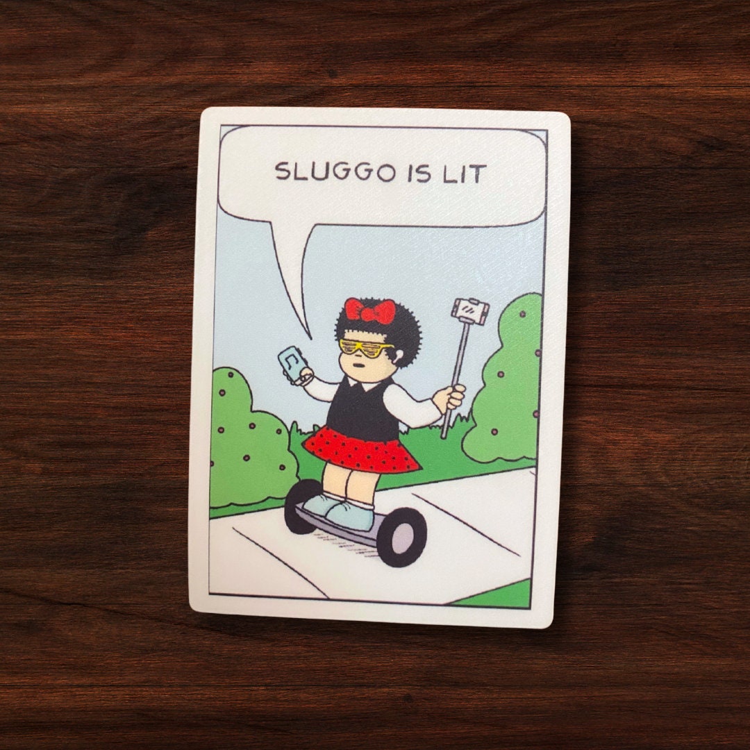 Nancy Comic Sluggo is Lit Retro Comic Sticker Waterproof and Easy Peel ...