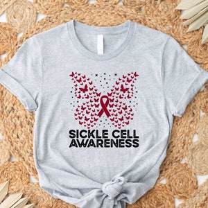 Sickle Cell Awareness Shirt,sickle Cell Support Squad Shirt,sickle Cell ...